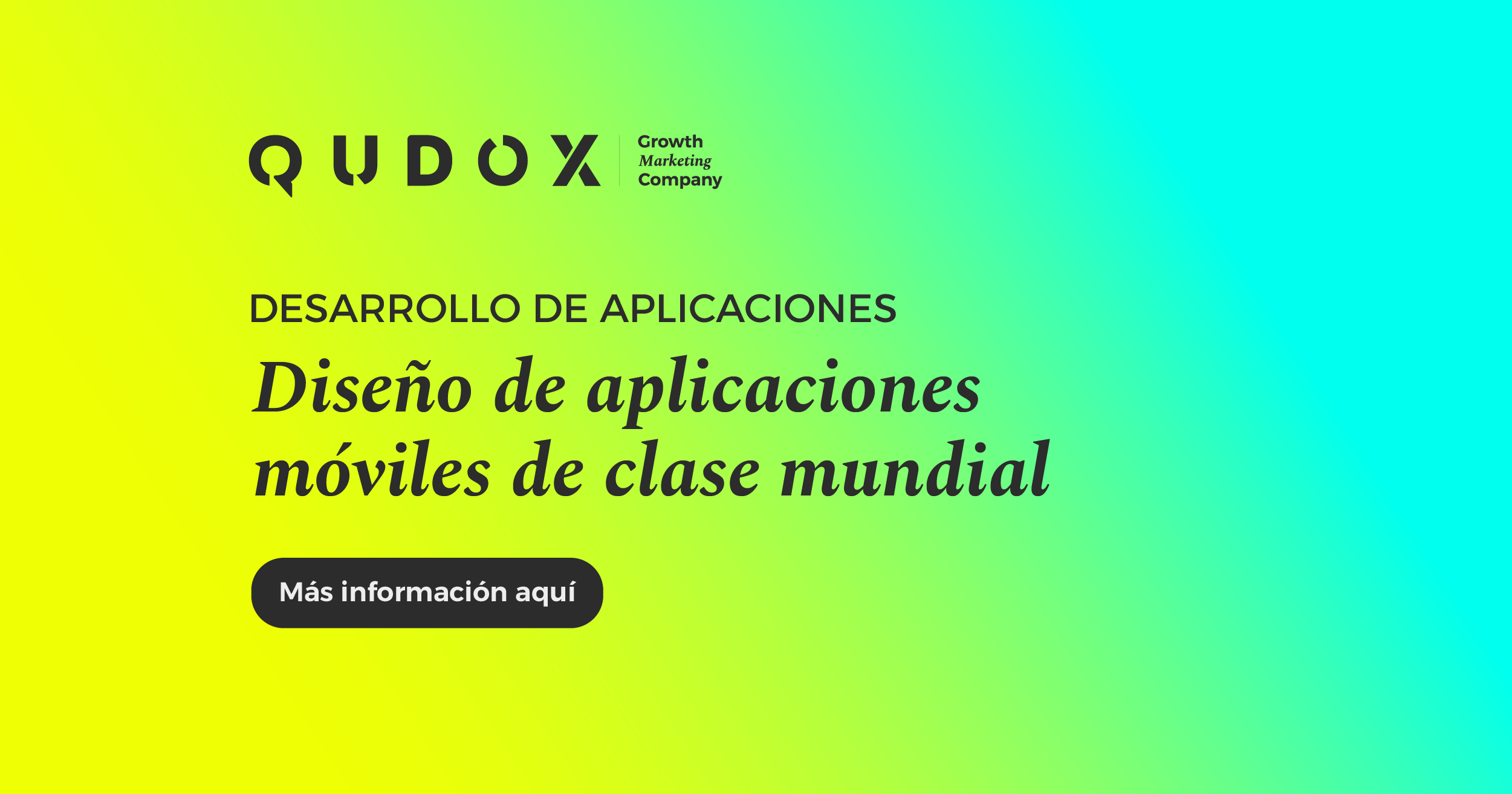 Servicio de Desarrollo de Aplicaciones | Qudox